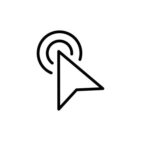 clicking cursor pointing click icon 45753630 vector art at vecteezy