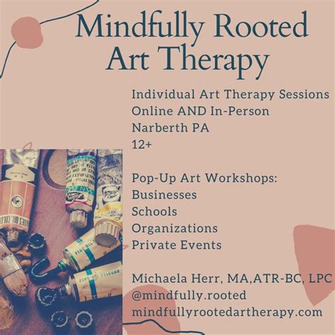 Michaela Herr Hlubik Ma Atr Bc Lpc On Linkedin Arttherapy Inperson Artworkshops