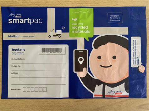 Singpost Smartpac Trackable Prepaid Envelope Parcel Package Everything Else On Carousell