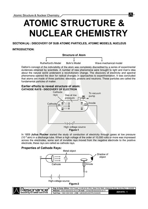 Solution Atomic Structure Theory Studypool