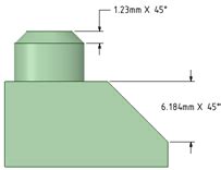 Creating A Chamfer Dimension