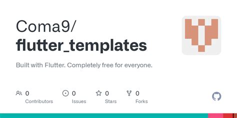 Github Coma Flutter Templates Built With Flutter Completely Free For Everyone
