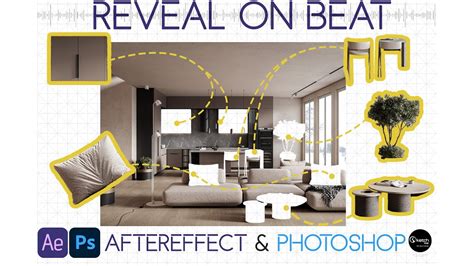 reveal objects on beat aftereffects and photoshop youtube