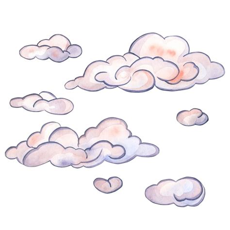 How To Draw Pink Clouds