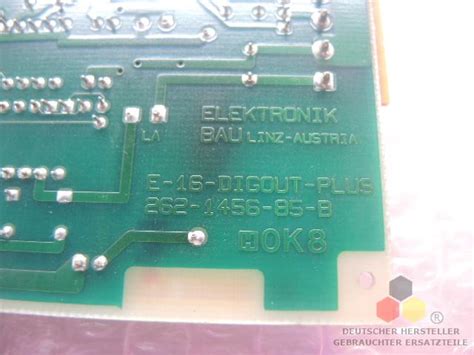 Digital Output Card Electronics Construction Linz E 16 Digout Plus 262 1456 85 B Bernd