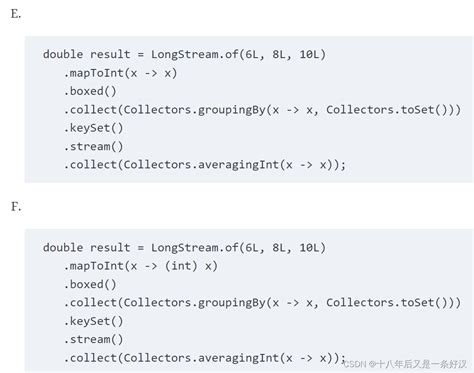 Ocp Java17 Se Developers 复习题10 Csdn博客
