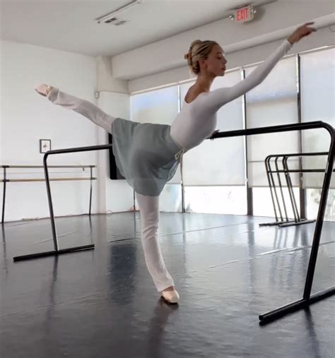Alexis Ren In The Ballet Studio