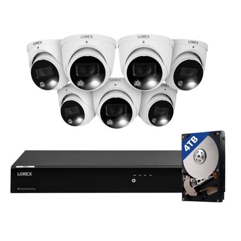 Lorex Fusion 4K PoE Outdoor Indoor Smart Home Security Camera System