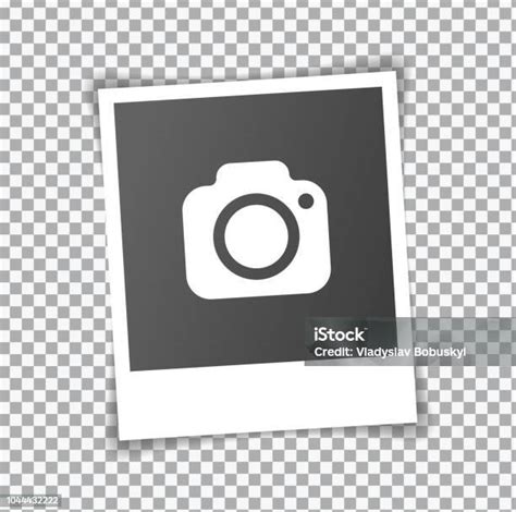 그림자와 함께 새로운 현실 스퀘어 프레임 템플릿입니다 투명 한 배경에 고립 벡터 일러스트 Eps 10 즉석 인화 전송에 대한