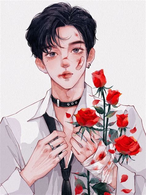 情侣插画｜恋人人像｜ 花瓣网