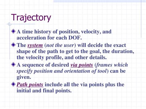 Ppt Trajectory Generation Powerpoint Presentation Free Download Id 547996