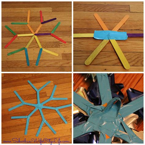 DIY Snowflake Wreath Suburban Wife City Life