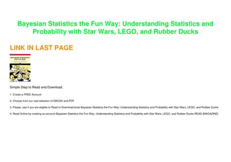 Ppt Read [pdf] Bayesian Statistics The Fun Way Understanding