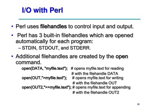 Ppt Introduction To Scripting Languages And Perl Basics Powerpoint