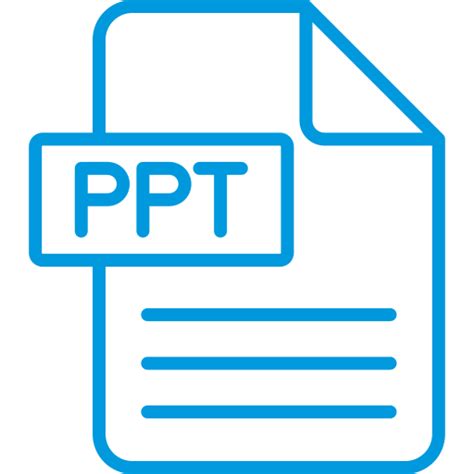 Ppt Generic Color Outline Icon