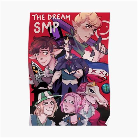 The Dream Smp Poster Premium Matte Vertical Poster Sold By Jek Tono