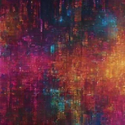 Premium Photo Pixelated Abstract Pattern Futuristic Error Message On
