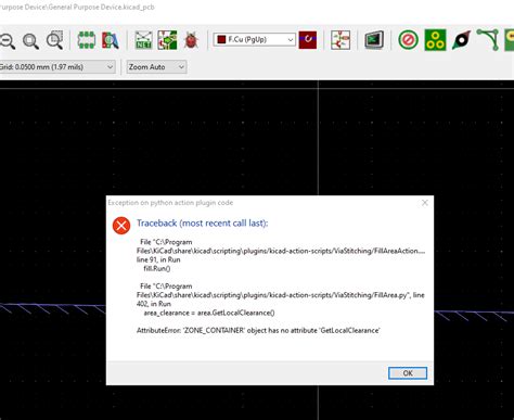 crash on start viastitching plugin · issue 30 · jsreynaud kicad action