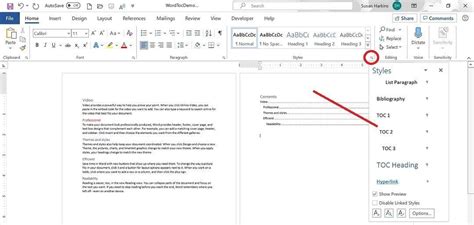 How To Format A Table Of Contents In A Word Document TechRepublic