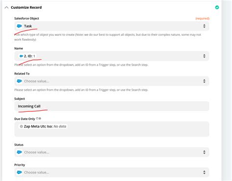 Updating Salesforce Contact Record Log A Call Zapier Community