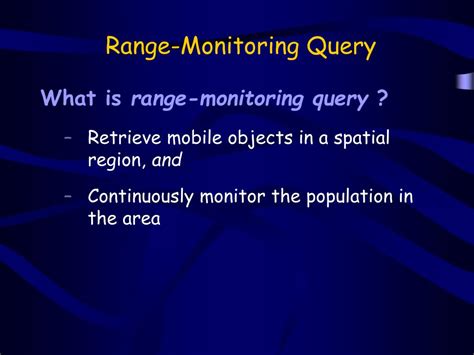 Ppt Range Monitoring Queries In Location Based Services Powerpoint
