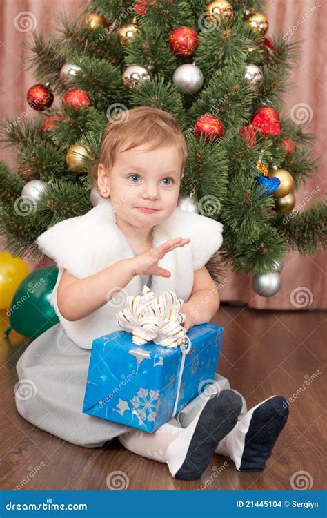 Charming Girl Has Got A Toy Stock Photo Image Of People Indoors