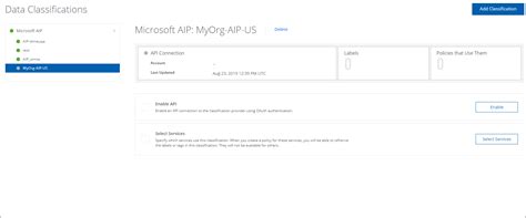 Create And Configure Aip In Data Classification Skyhigh Security