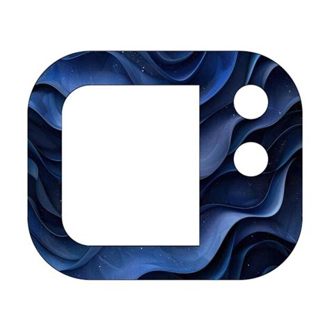 premium photo photo icon sidebar flip blue gradient background style