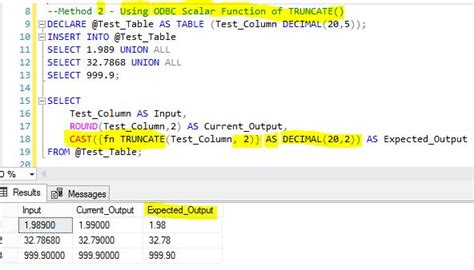 Truncate Extra Decimal Places To Exact Scale In SQL Server Journey With Data Stuffs By ARULMOUZHI