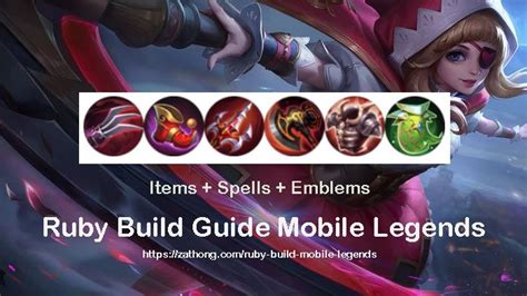 Best Ruby Build 2025 Items Emblems And Strategy Mobile Legends