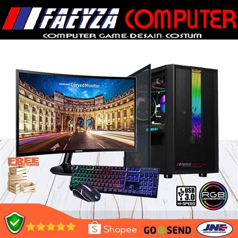 Jual Pc Gaming Intel Core I F Feat Gb Ddr Ram Gb Led Gaming Design N Render