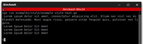Go Console Goconsole The Golang Component That Eases The Creation Of Beautiful Command Line