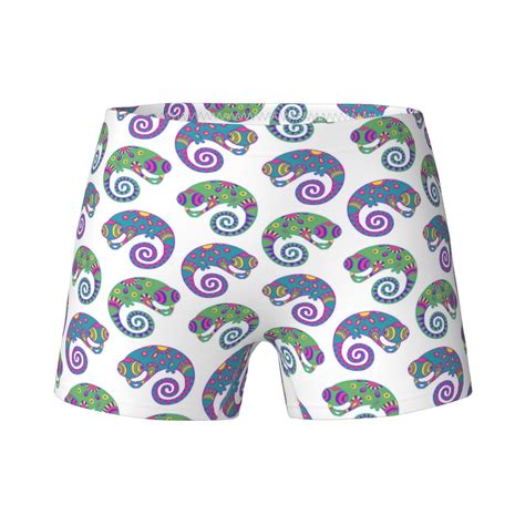 Girls Underwear Colorful Cartoon Cute Lizard Cotton Girls Boxer Briefs