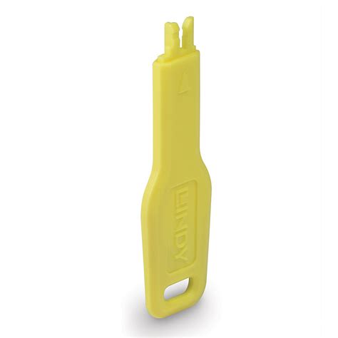 Rj45 Port Blocker Key Yellow Viskaselektronikai Lt