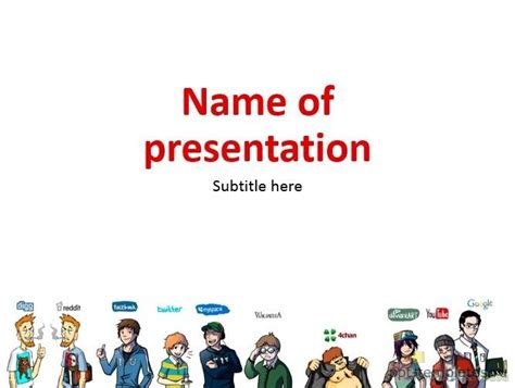 Шаблон презентации о коммуникации для Powerpoint №147 скачать бесплатно Скачать шаблоны для