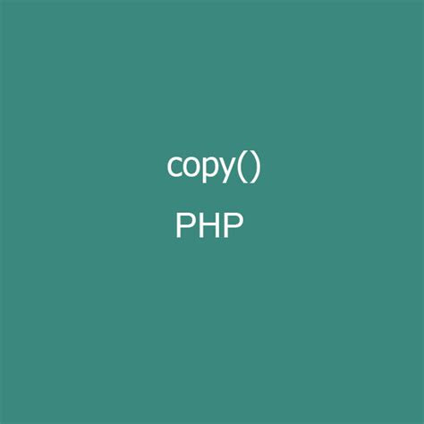 Hàm copy trong PHP dùng để làm gì Code Tu Tam