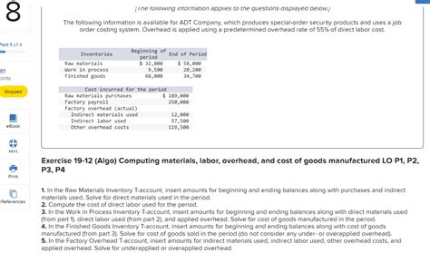 Solved I He Tollowing Intormation Applies To The Questions