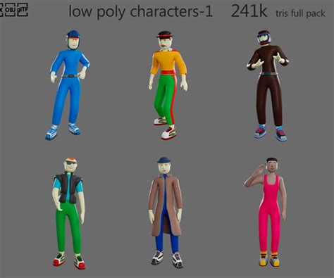 Artstation Characters 1 Game Assets