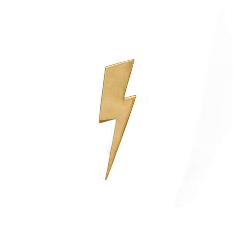 Flat Top Lightning Bolt Pin Flat Top Lightning Bolt Pin