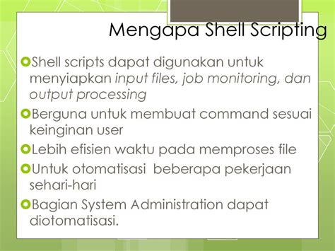 Shell Scriptingits Research Computingshell Scripting Ppt Download
