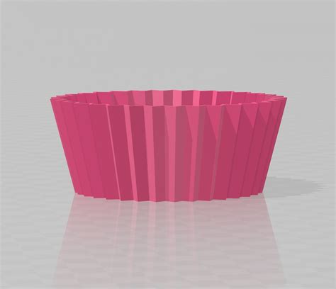 stl file cupcake liner wrapper・3d print object to download・cults