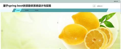 基于spring Boot扶贫助农系统 Javaspringboot —计算机毕业设计源码lw文档毕设大神的技术博客51cto博客