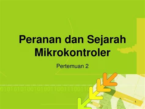 Ppt Peranan Dan Sejarah Mikrokontroler Powerpoint Presentation Free