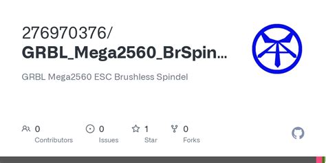GitHub GRBL Mega BrSpindel GRBL Mega ESC Brushless Spindel
