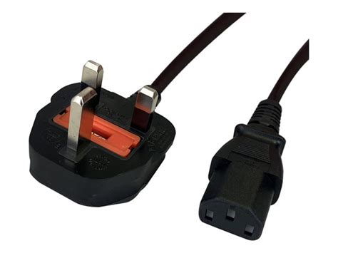 Videk Power Cable Uk Mains Plug To C13 Socket Power Cable Power Iec