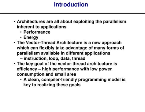 Ppt The Vector Thread Architecture Powerpoint Presentation Free Ppt The Vector Thread Architecture Powerpoint Presentation Free