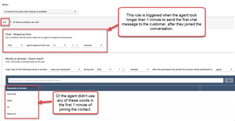 Create Contact Lens Rules Using The Amazon Connect Admin Website Amazon Connect