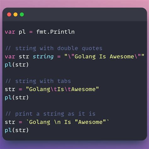 String Operations Rlearngolang