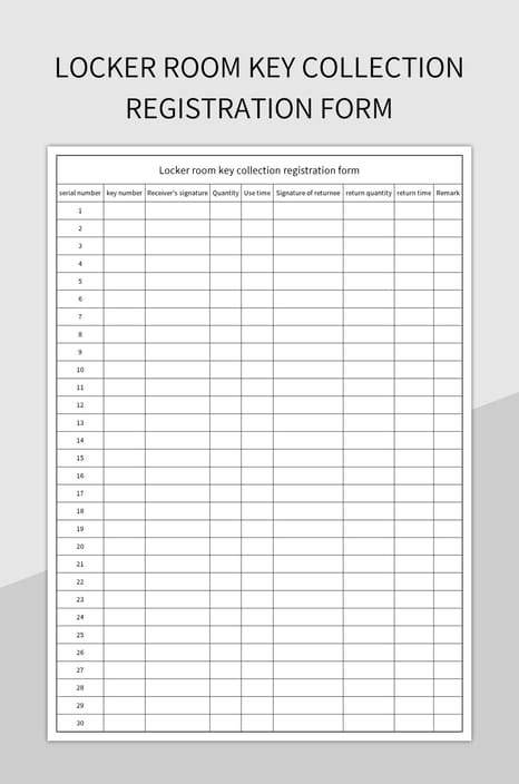 Free Registration Form Templates For Google Sheets And Microsoft Excel Slidesdocs