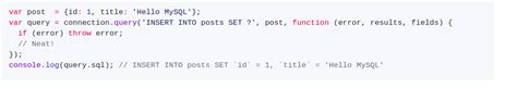 node js debug inserting post query sql with express stack overflow